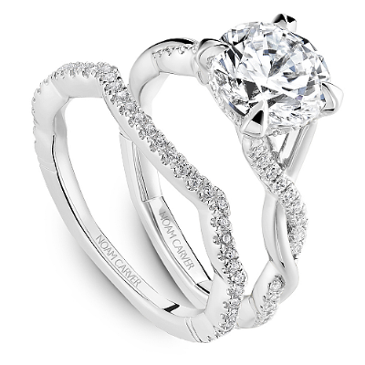 Twisted Diamond Engagement Ring — The Diamond Center: Where Wisconsin ...