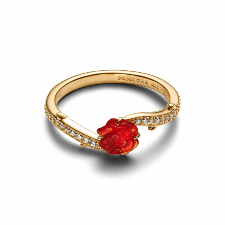 Disney Beauty and the Beast Enchanted Rose Ring — The Diamond Center ...